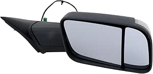 Amazon.com: JC Whitney Passenger Side Power Heated Towing Mirror for ...