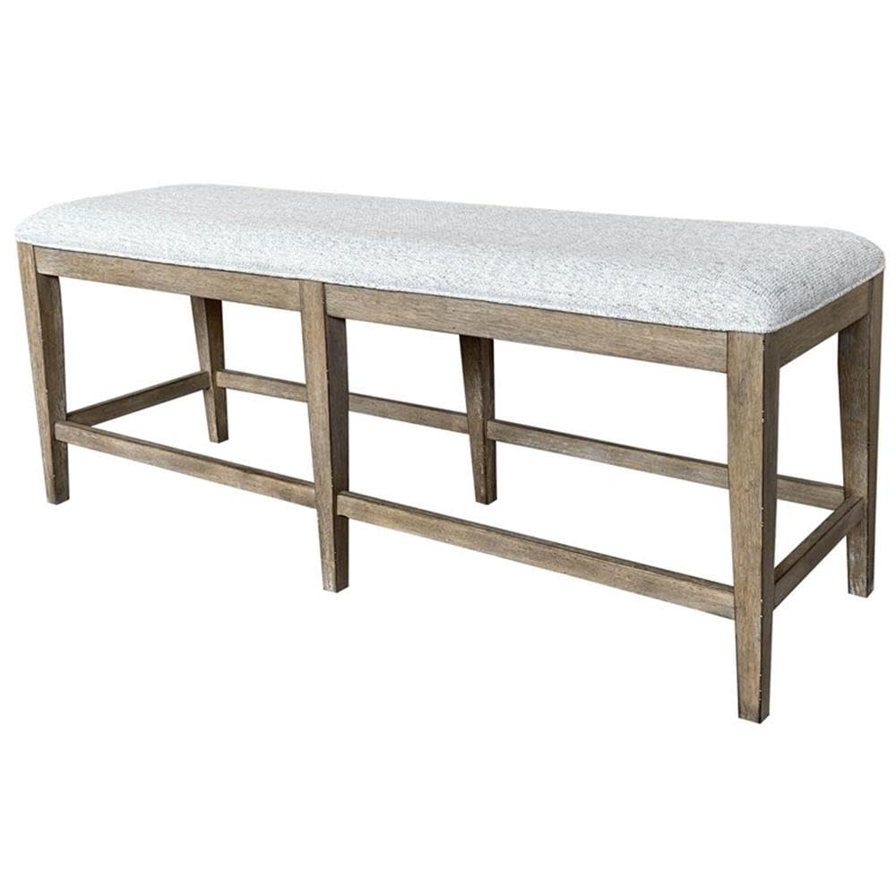 Amazon.com - Parker House Sundance 60" Wood Bench Counter Upholstered ...