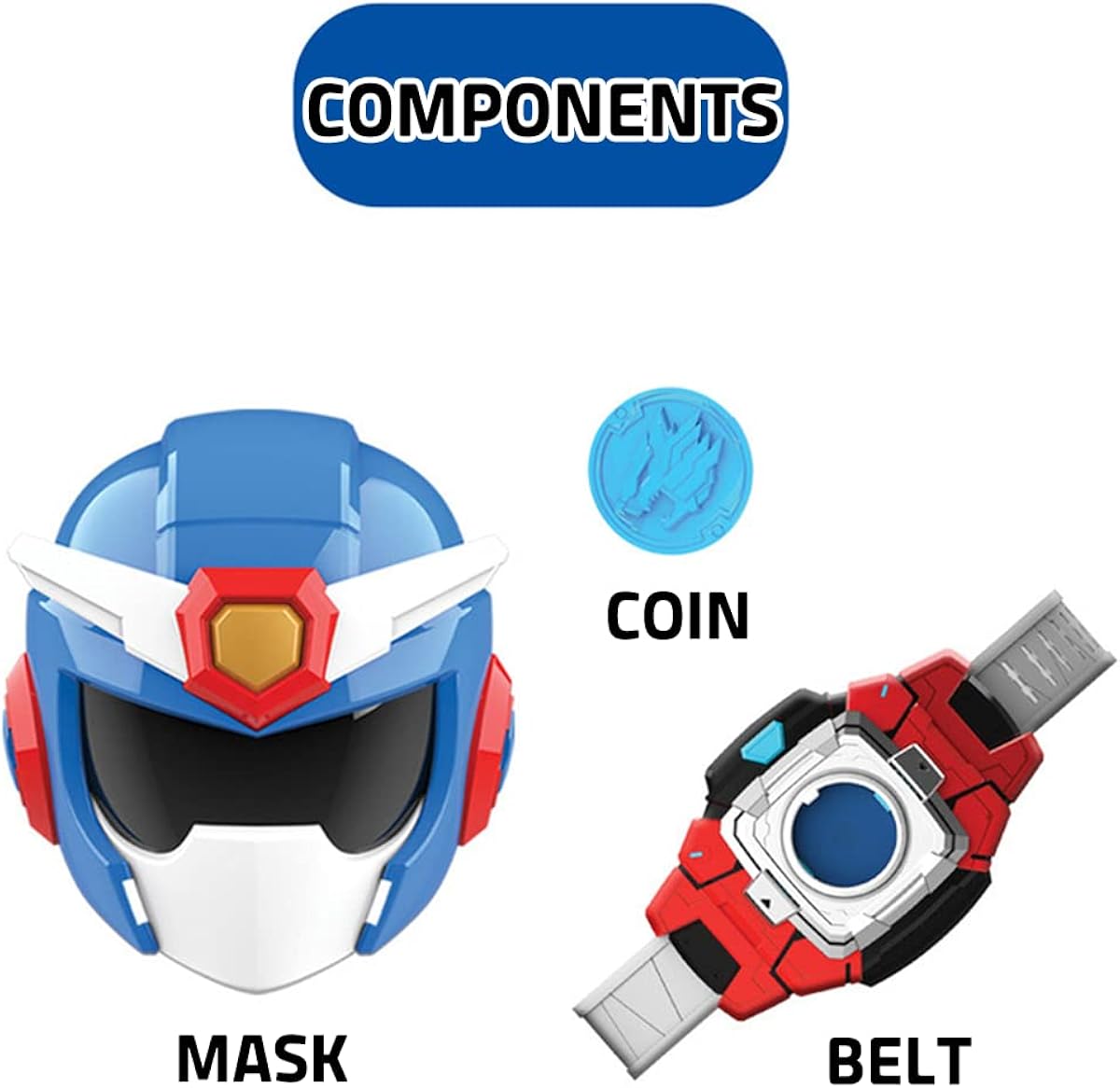 Amazon.com: Miniforce Animaltron Deluxe Transformation Volt Mask Belt ...
