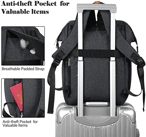 Slim Anti-Theft Travel Laptop Backpack for Women