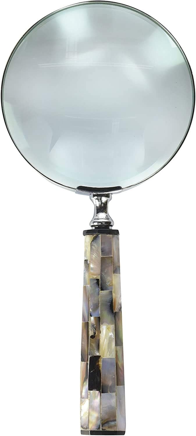 Amazon.com: Vintage Magnifying Glass with 10x Lens Mother of Pearl ...
