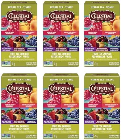 Celestial Seasonings Fruit Tea Sampler Tea Bags - 18 ct : Amazon.ca ...