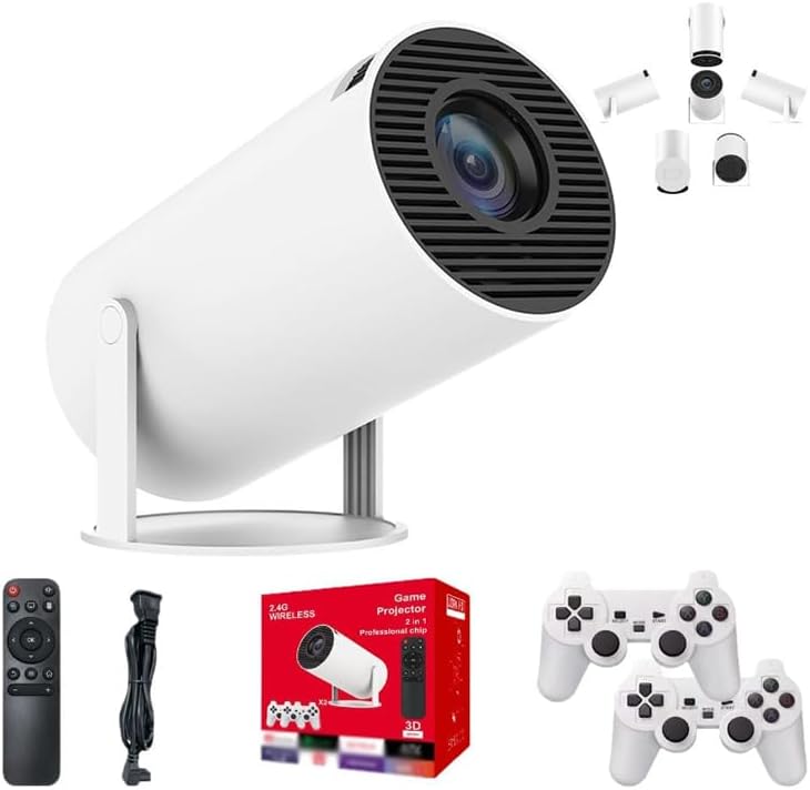 Amazon.com: M300 Max Game Projector, Projector And Game With 2 Wireless ...