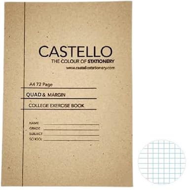 Honey Bee Lifestyle A4 72 Pages Exercise Book Quad & Margin Individual ...