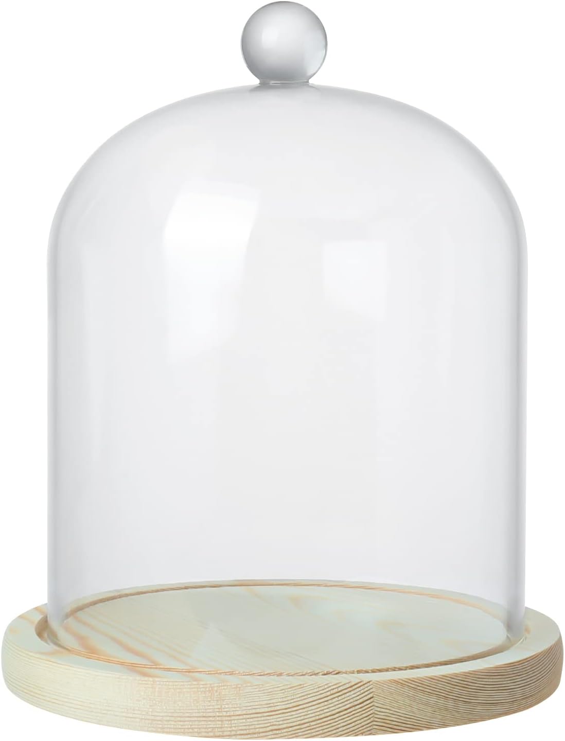 Amazon.com: MyGift Clear Cloche Glass Dome, Display Bell Jar with Top ...