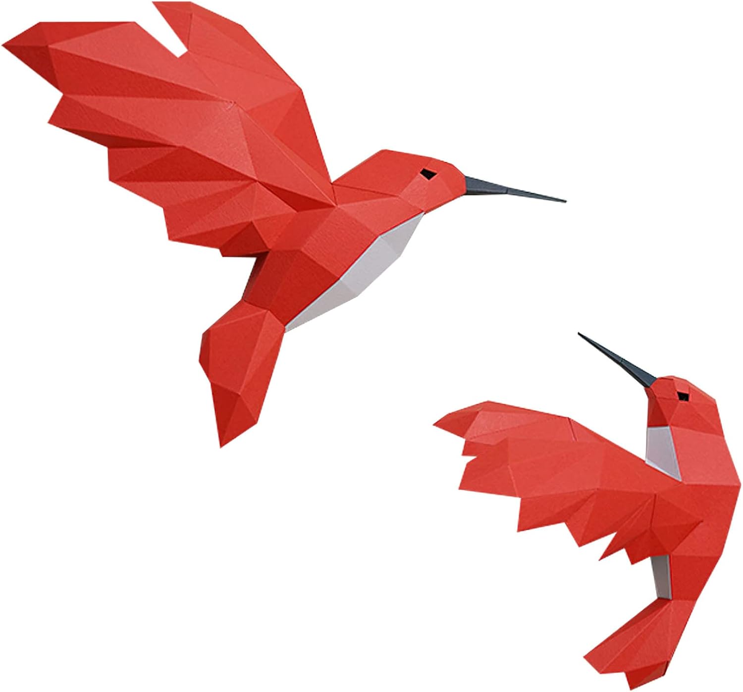 Amazon.com: Pre-Cut 2 Hummingbird Animal Wall Decor Paper Model for ...