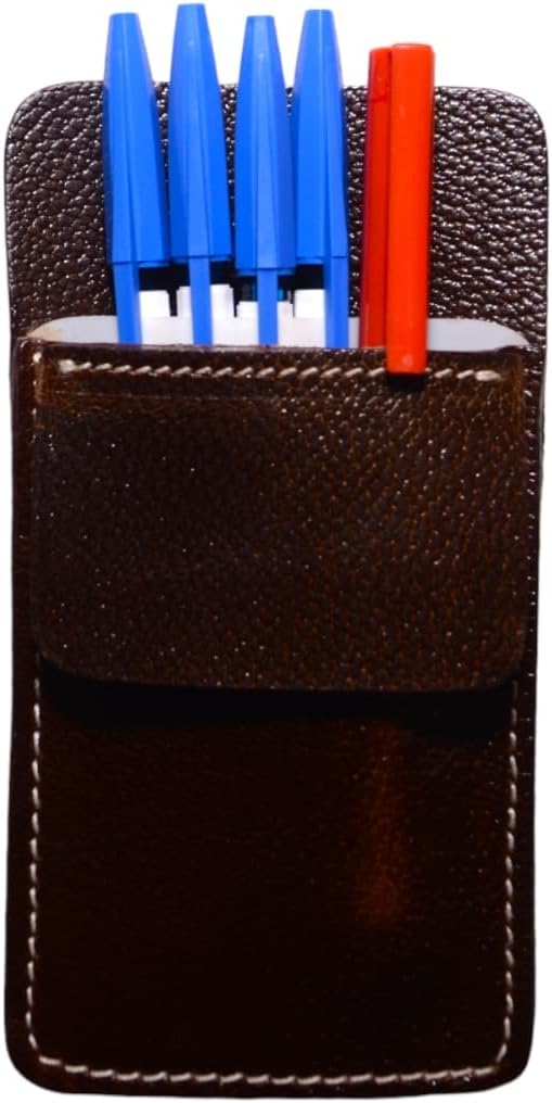 Amazon.com : MILITARIA STUFFS Pocket Protector for Men, Full Grain ...