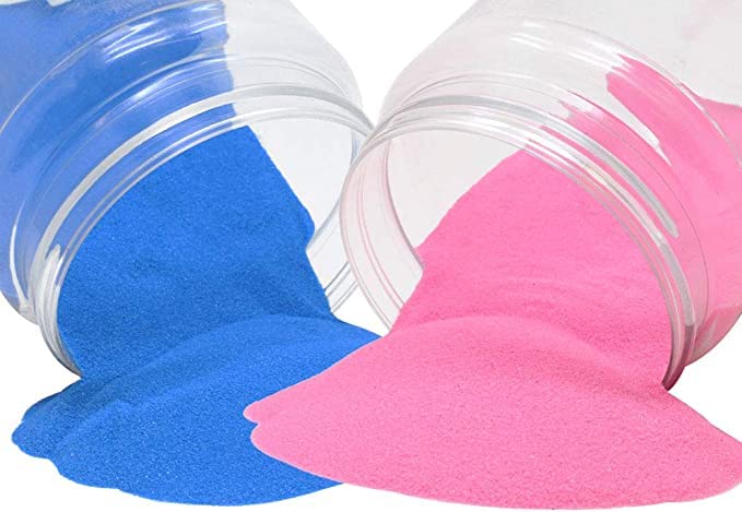 Buy Sanskar Rangoli Colour Powder Ashmani Blue and Pink 200 Gram Each ...