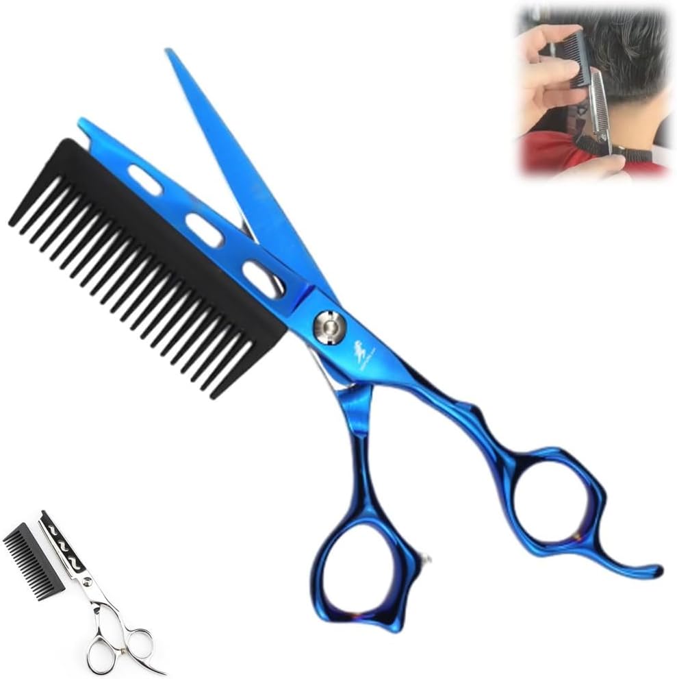Amazon.com : Professional Hairdressing Scissors with Detachable Comb, 2 ...