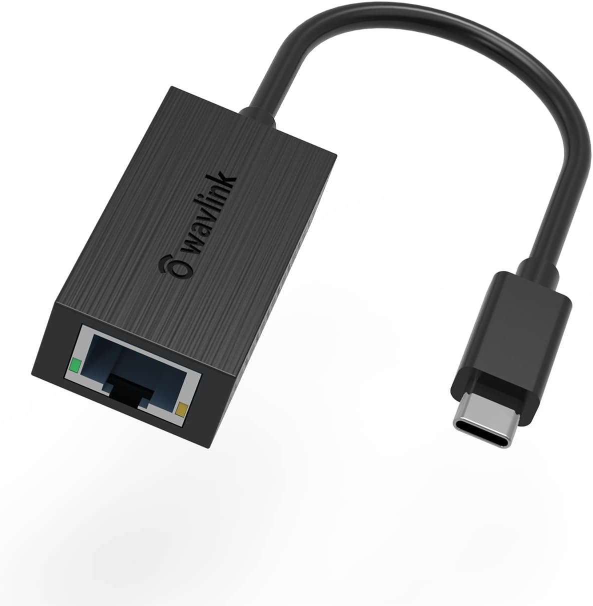 Amazon Basics USB Type-C to RJ45 Ethernet LAN Adapter, Up to 10/100 ...