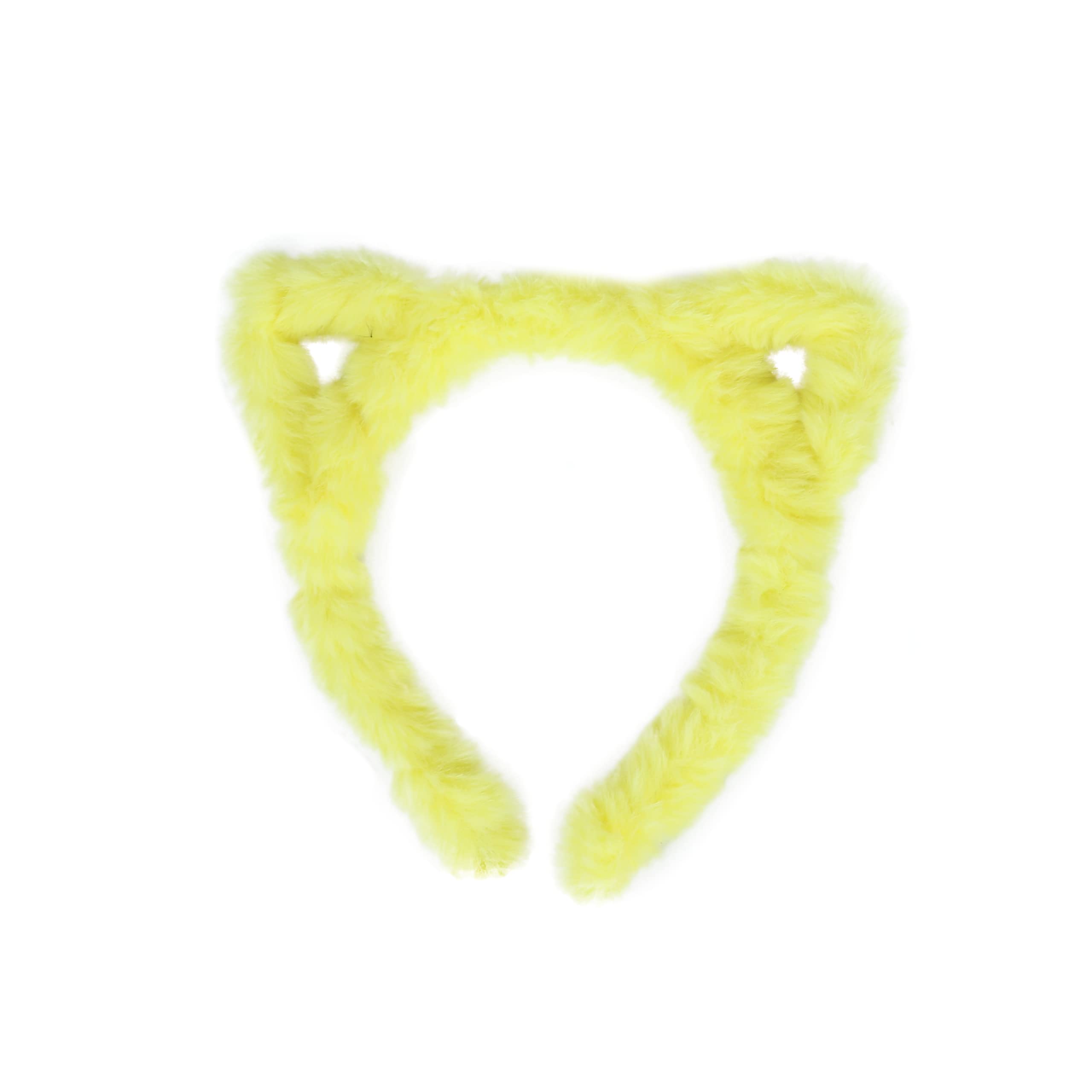 Amazon.com: Motique Accessories Fur Headband with Outline Cat Ears ...