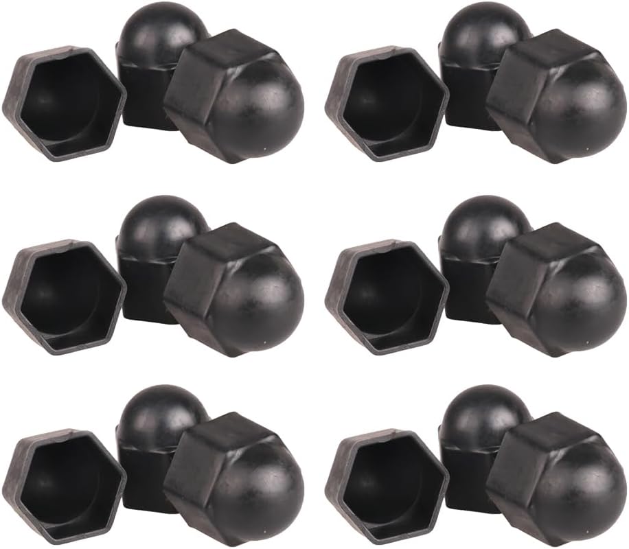 Amazon.com: GSHLLO 20 Pcs Plastic Nut Protection Covers Dome Bolt ...