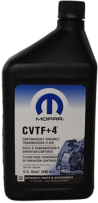 Genuine Mopar Fluid 5191184AA CVTF+4 Transmission Fluid - 1 Quart ...