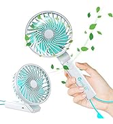 Amazon.com: VersionTECH. Mini Handheld Fan, USB Desk Fan, Small ...