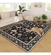 Amazon.com: Rugcomf Living Room Rug 6x9 Rug Machine Washable Boho Area ...