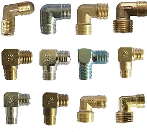MOONJUAN 1 Piece Threaded Pipe Right Angle Fittings of Unidirectional ...