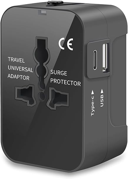 Amazon.com: Travel Adapter, Universal Power Adapter Worldwide Wall AC ...