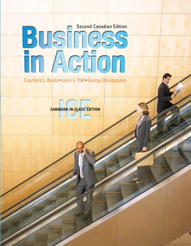 Business in Action, Second Canadian Edition, In-Class Edition (2nd ...