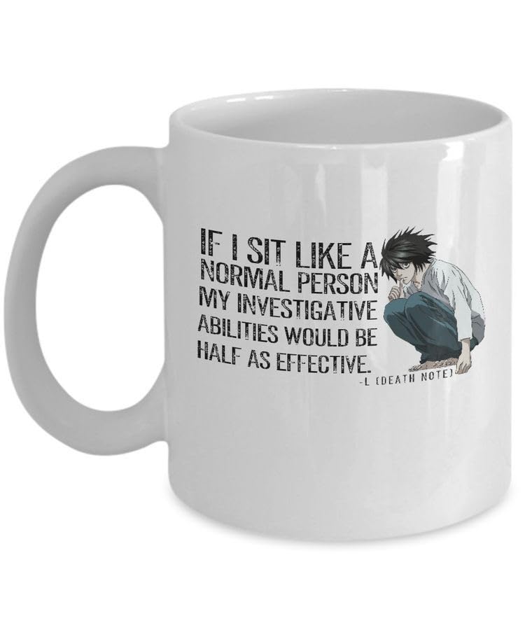 Why Does L Lawliet Sit Like That