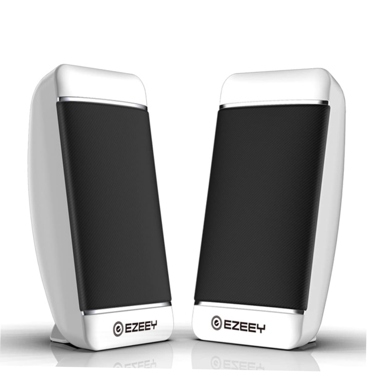 Amazon.com: Mobestech Computer Speakers 2pcs Portable Notebookwhite Wired Sound Powered Speakers ...