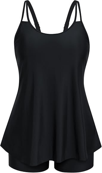 Hanna Nikole 2025 Tankini Swimsuits for Women Tummy Control Flowy ...