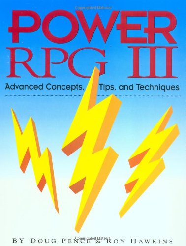 Power Rpg III: Advanced Concepts, Tips, and Techniques: Hawkins, Ron ...