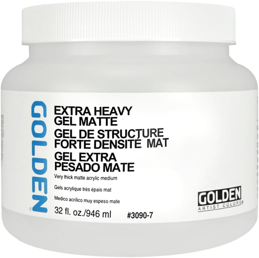 Amazon.com: Extra Heavy Gel Matte by GOLDEN, 32 fl. oz. Jar ...