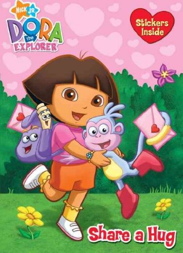 Share a Hug (Dora the Explorer) (Stickerific): Golden Books: Amazon.com ...