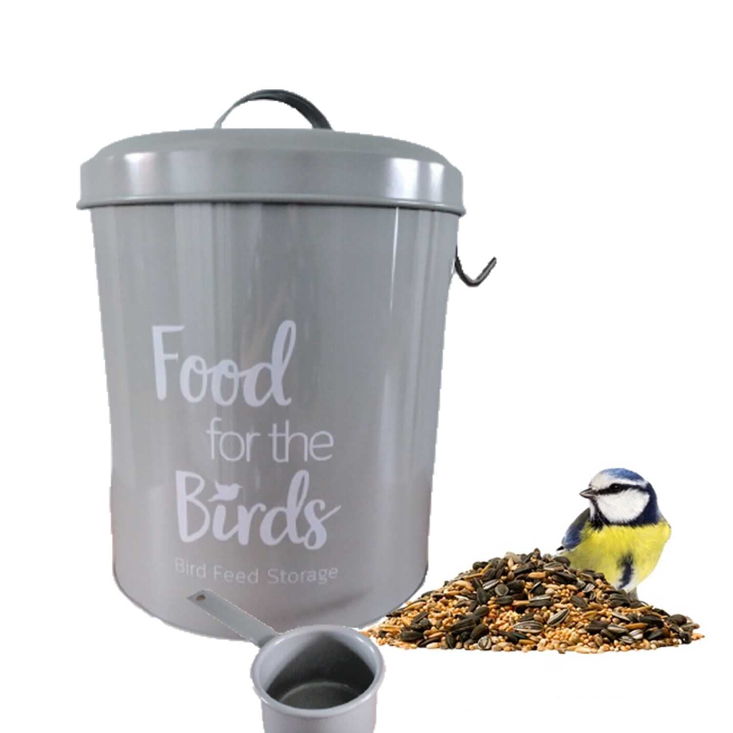 Metal Bird Seed Storage Containers
