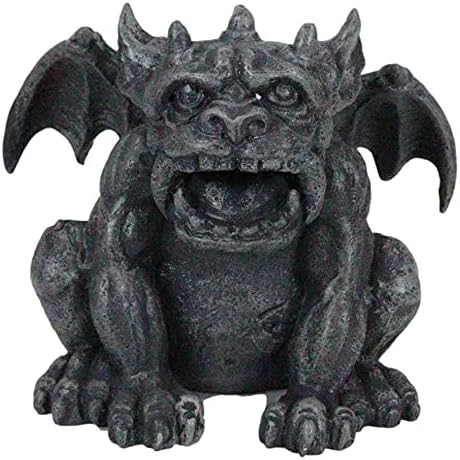 Amazon.com: Ebros Gothic Horned Bulldog Gargoyle Agamon Figurine Small ...