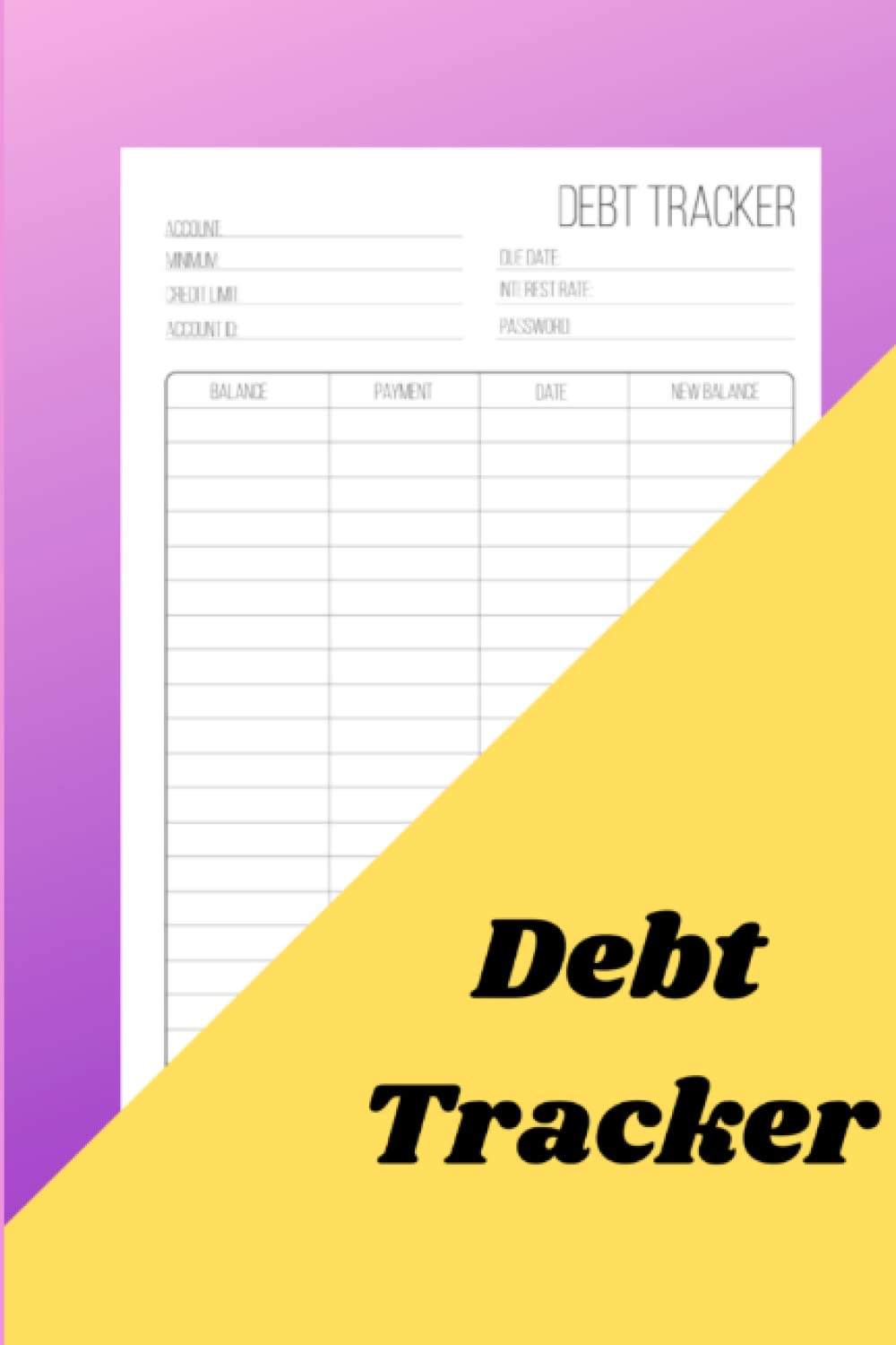 Debt Tracker: simple ledger Debt Tracker Book and Debt Payoff Planner ...