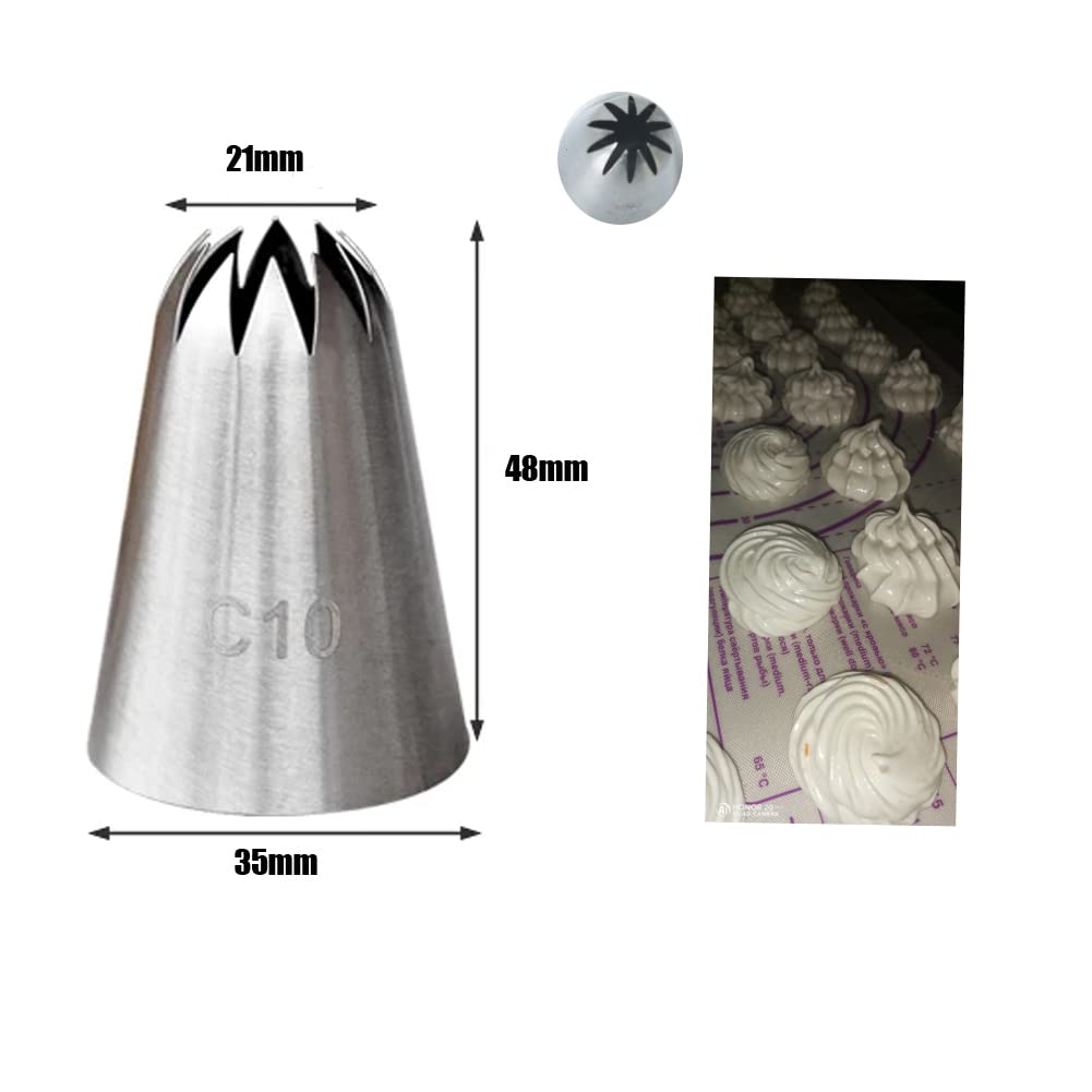 Snapklik.com : Large Piping Tips For Cake Decorating,Extra Large Icing Tips