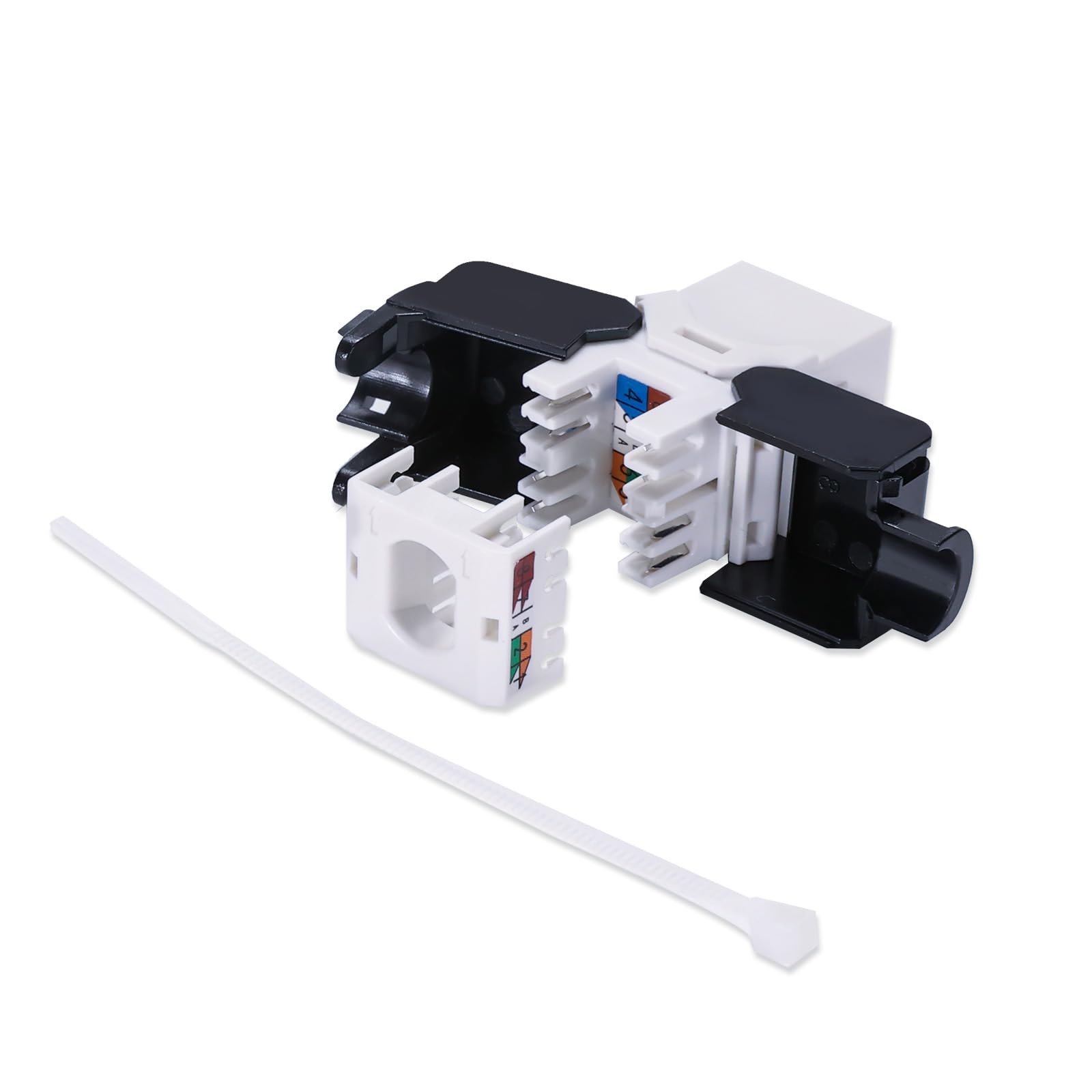 Snapklik.com : 20pcs Cat6a RJ45 Connectors, 10GBase-T UTP RJ45 Female ...
