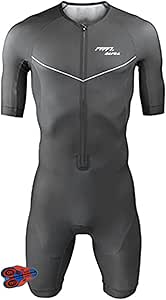 Men's Cycling Skinsuit Gel Padded One Piece Trisuit Bike Jumpsuit, 9D Gel Padded Bicycle Cycling ...