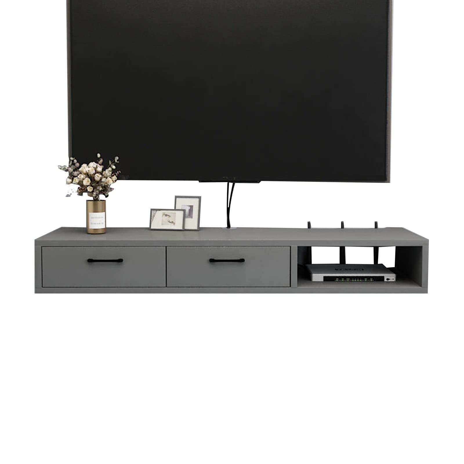 Buy FPIGSHS wall ed tv unit Floating TV Stand Component Shelf,Set-top ...