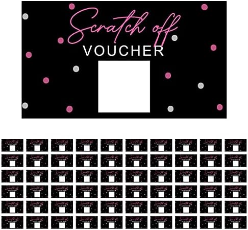 Amazon.com : Andaz Press 60 Fill In DIY Scratch-Off Vouchers Couples ...