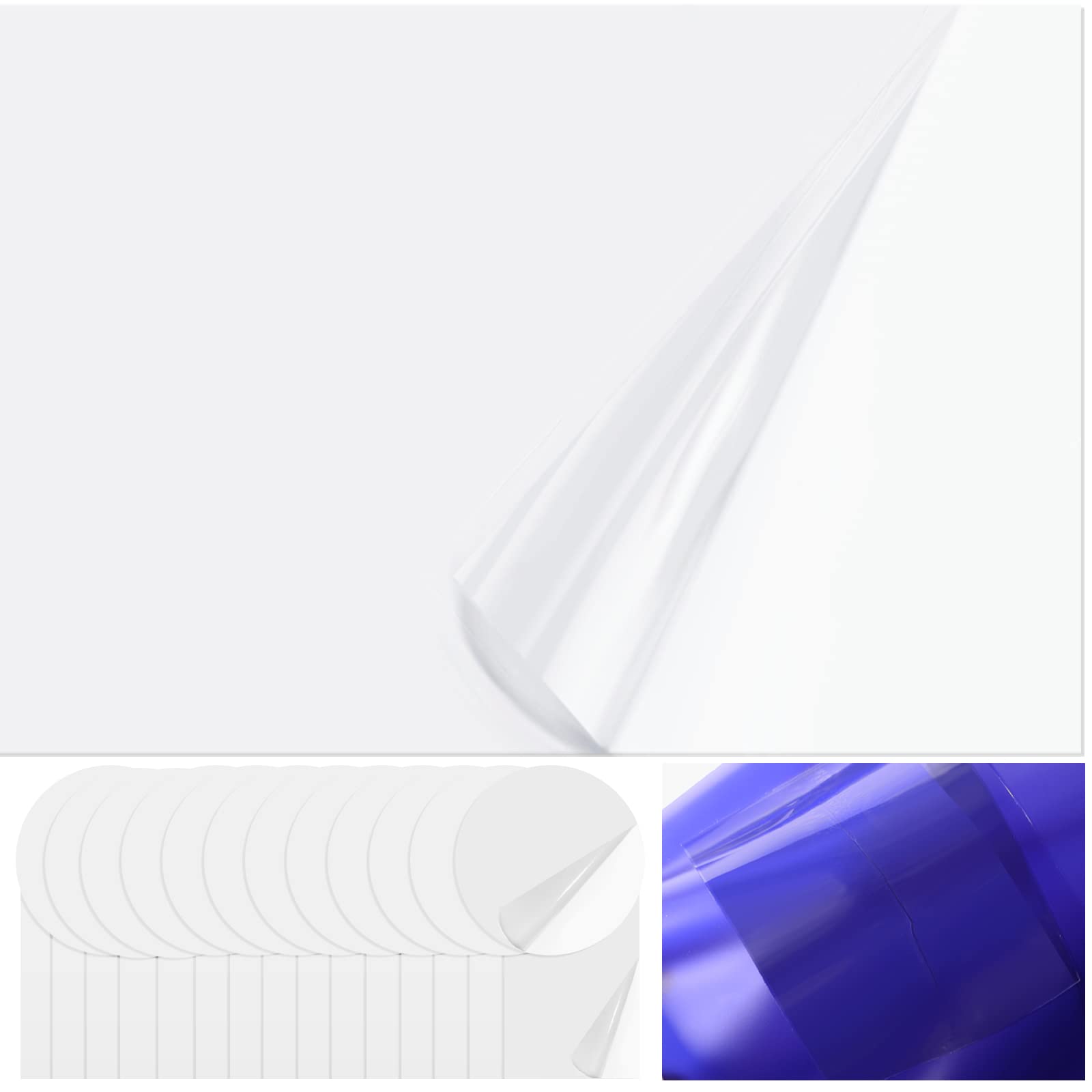 Amazon.com: TPU Pool Patch Repair Kit Inflatable Repair Patches Kit ...