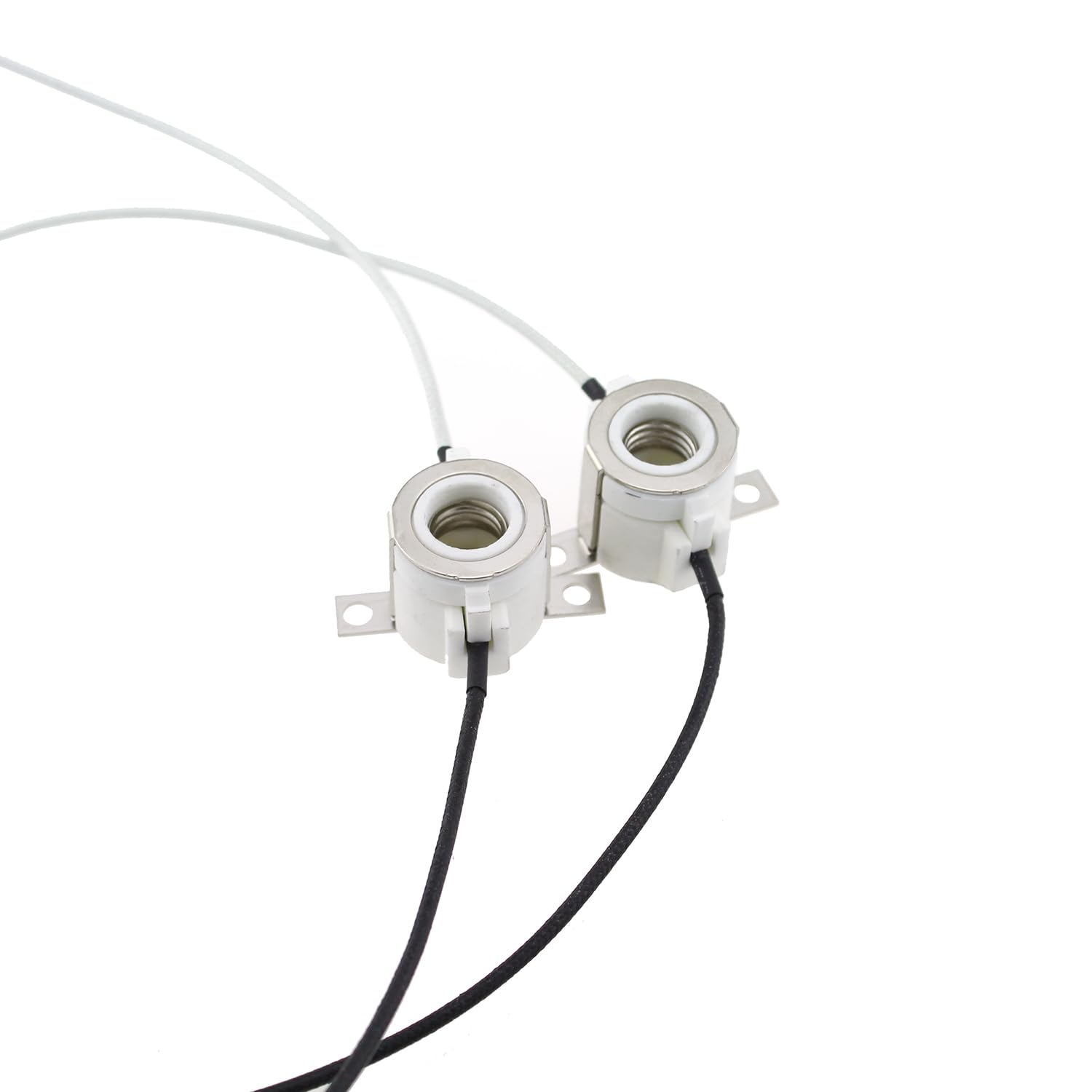 MTQY 2PCS E11 Lampholder Lampholder Socket E11 Mini Candelabra Ceramic ...