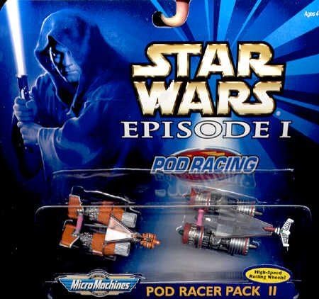 Star Wars Episode 1 – Micro Machines 66532 – Pod Racer Pack II : Amazon ...