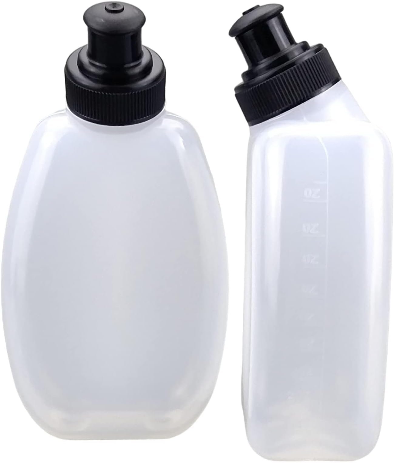 Amazon.com: (2 Bottles) Small, Semi-Rigid, Easy-to-Clean, Refillable Gu ...