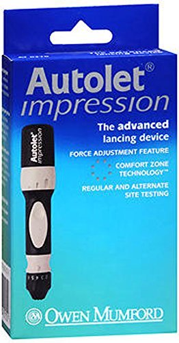 Amazon.com: Owen Mumford Autolet Impression Lancing Device AT0270 1 EA ...