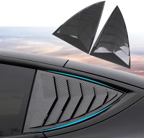 Amazon.com: XTnueotr for Tesla Model Y Rear Side Window Cover Louver ...