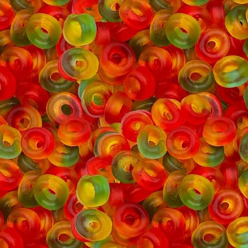 Amazon.com : Fruit Gummy Rings Candy | 2-Pound Pack | Tropical Flavors ...