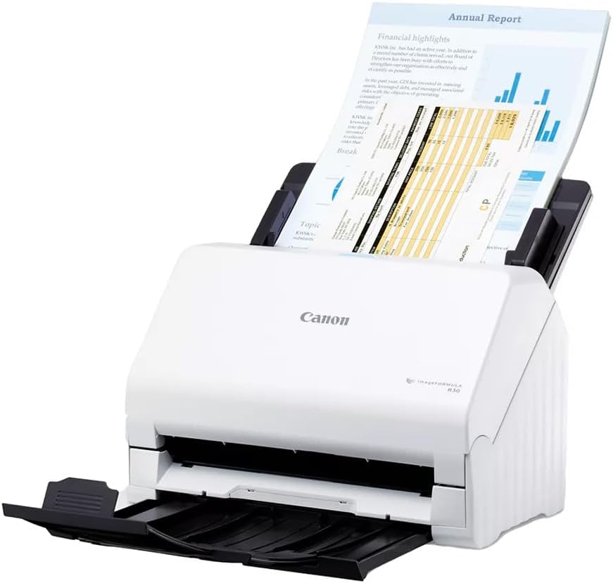 Canon imageFORMULA R40 Escáner de Documentos de Oficina para PC y Mac ...