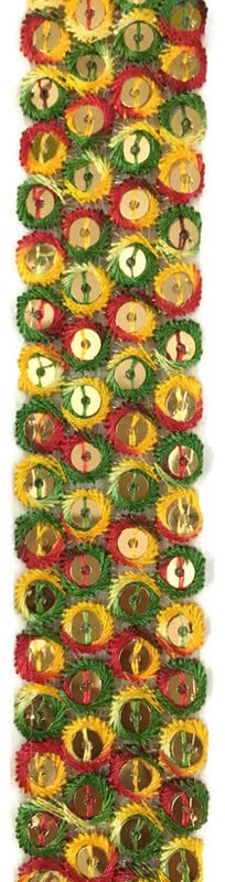 SYNC Multicolour Sequin Sequence Laces and Borders Materials for Sarees ...