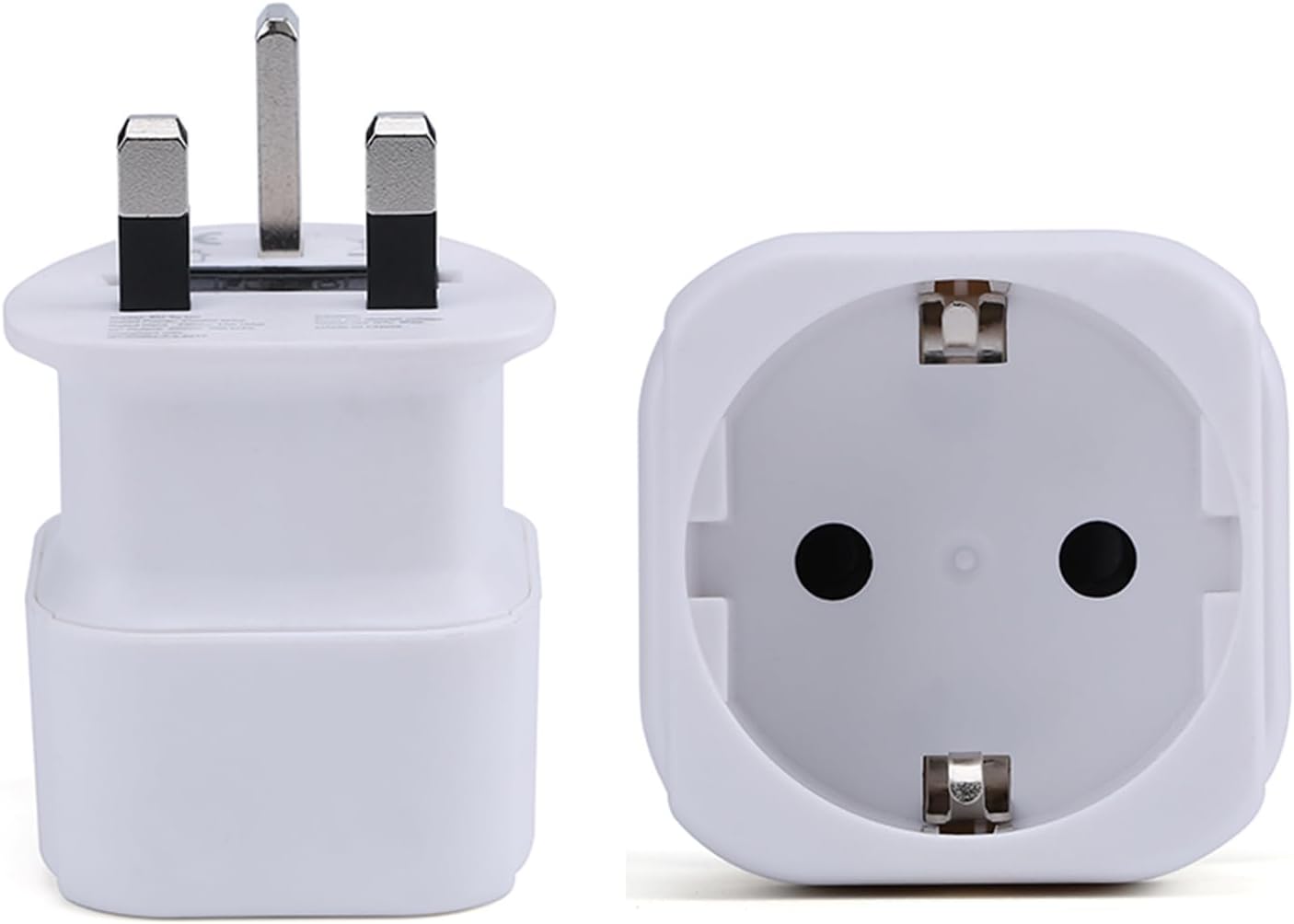 LENCENT 2X Reiseadapter Deutschland zu UK Reisestecker Stromadapter Typ ...