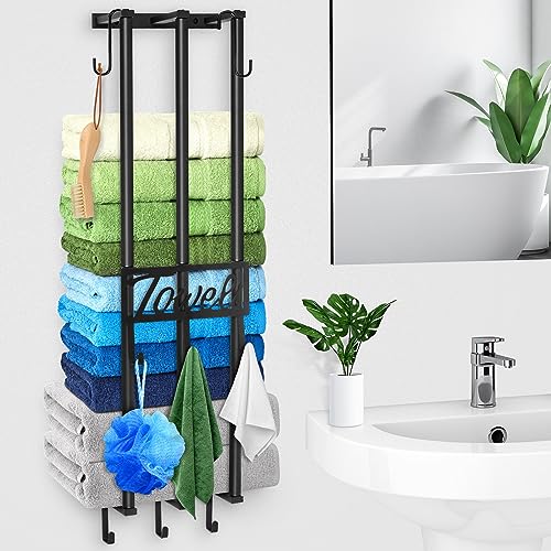 Simpor Towel Rack Wall Mounted For Bathroom New Upgraded 3 Bar Metal simpor-towel-rack-wall-mounted-for-bathroom-new-upgraded-3-bar-metal
