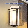 EERU Large Outdoor Wall Lights 15.35" H x 6.7" W, Waterproof Wall ...