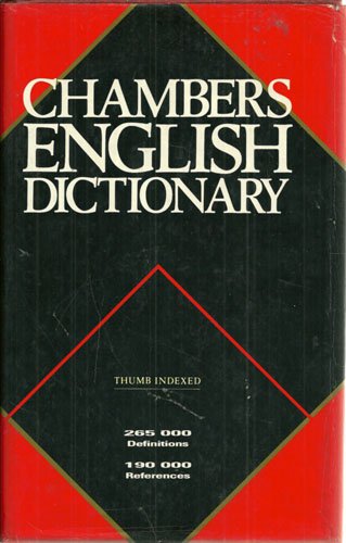 Amazon.com: Chambers English Dictionary Thumb Indexed: 9780550102515 ...