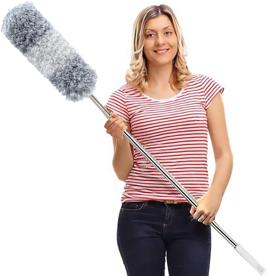 Amazon.com: Microfiber Duster with Extension Pole(Stainless Steel) 30 ...